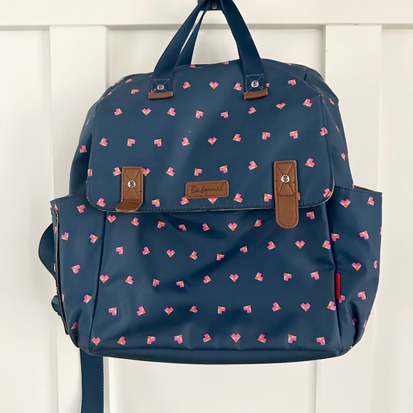 Babymel | Bags | Baby Mel Origami Heart Navy Diaper Bag | Poshmark